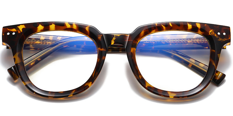 The Storm Blue Light Glasses in Tiger | Framez